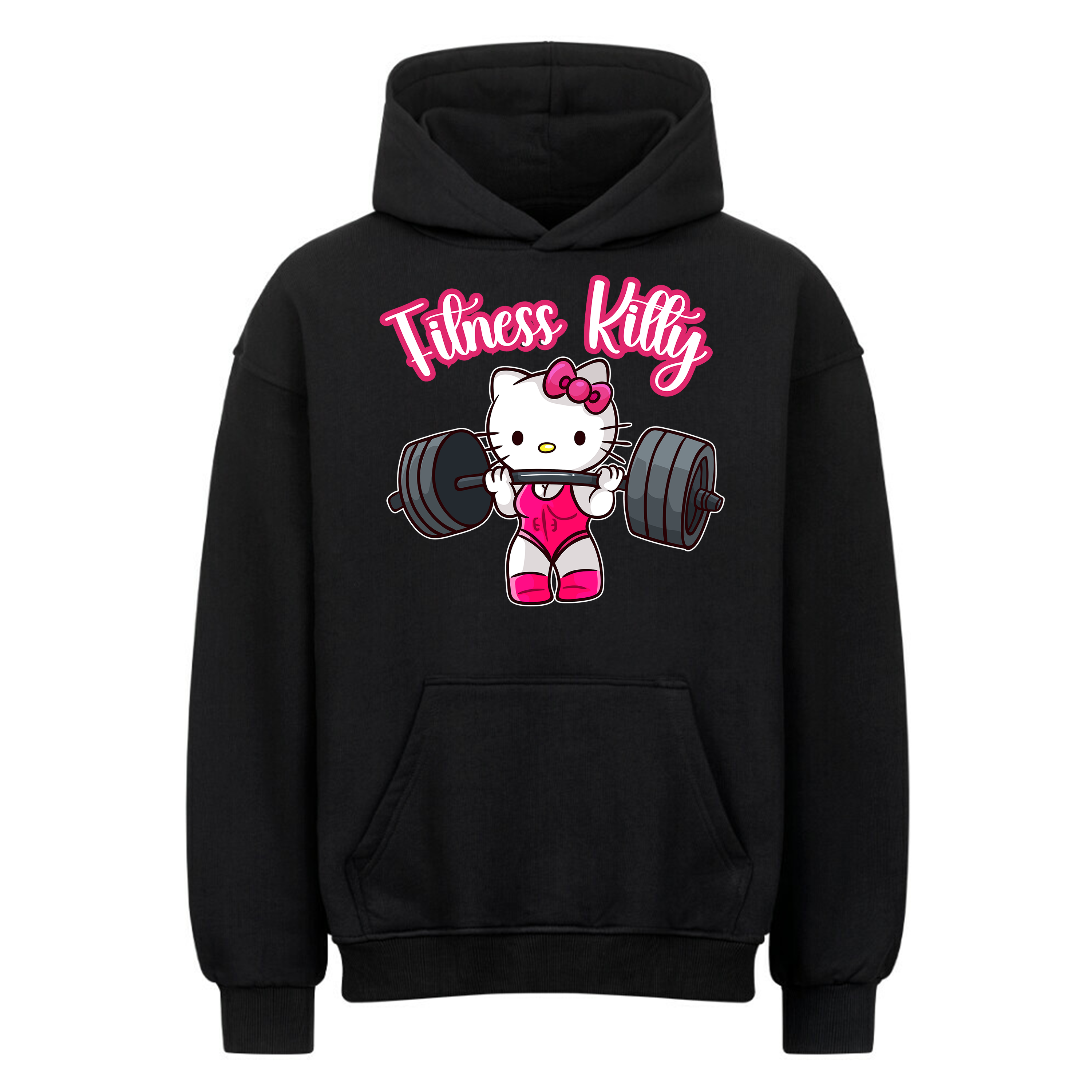 Fitness Kitty - Oversized Hoodie